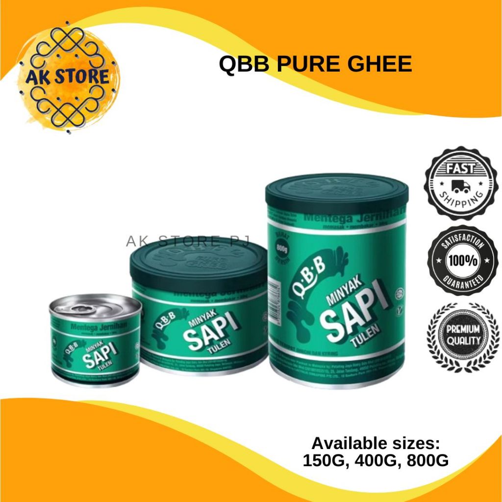 QBB PURE GHEE - 150GM/ 400GM/ 800GM | Shopee Malaysia