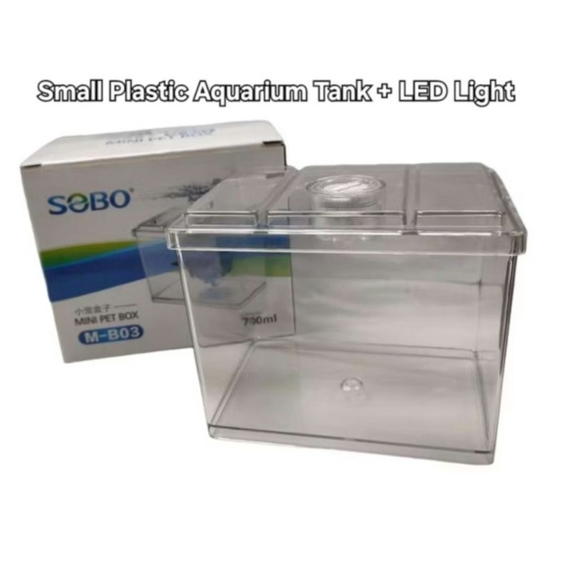 Sobo Plastic Small Fish Tank / Small Aquarium Fish tank / Betta Tank ...