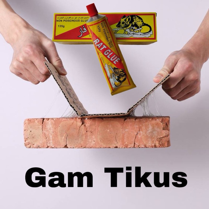 GAM PERANGKAP TIKUS LIPAS CICAK SEMUT LALAT RAT GLUE NON POISONOUS GLUE ...