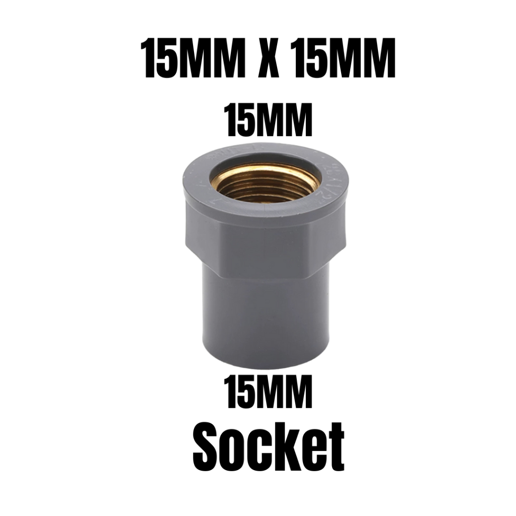 Brass Threaded PVC Fittings Penyambung Paip PVC Benang Dalam Tembaga PT ...