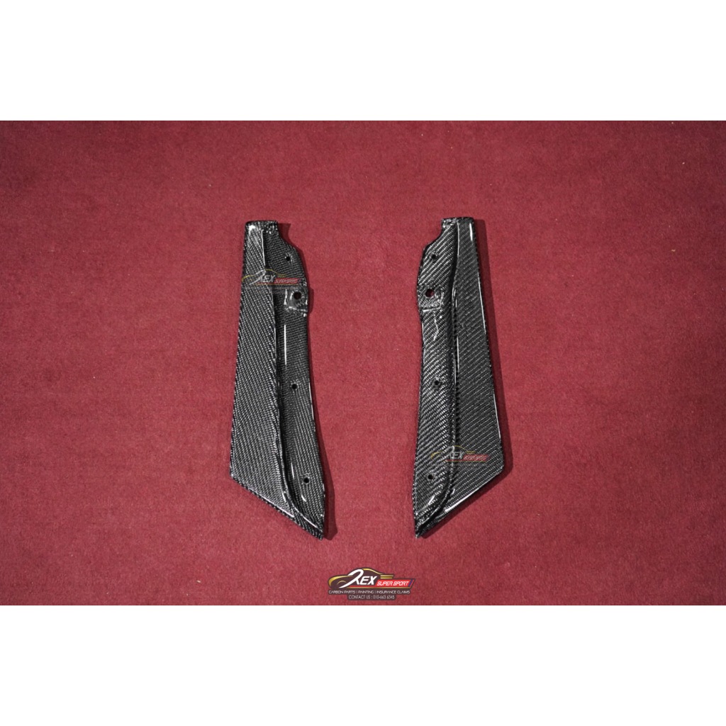 Honda Civic FL5 Type R Rear Bumper Lip Diffuser APR Real Dry Carbon ...