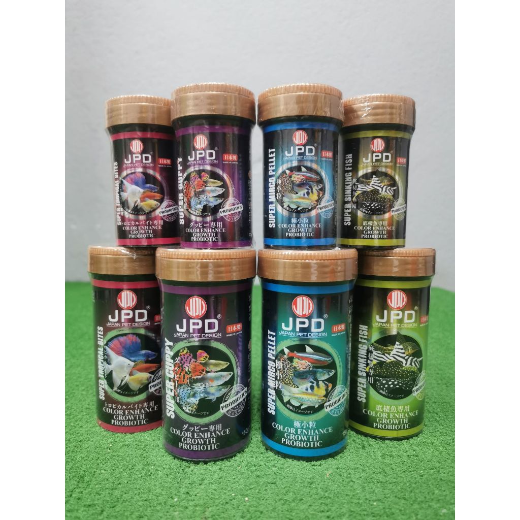 JPD Super Series Small Fish Food(150g/70g) Super Guppy/ Super Tropical ...