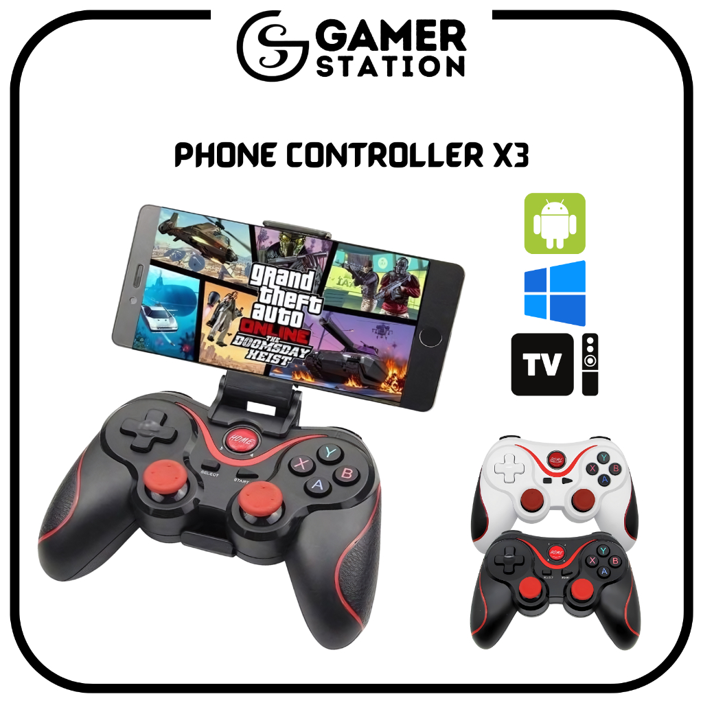 Gen Game X3 Controller Wireless Joystick Bluetooth Android Gamepad ...