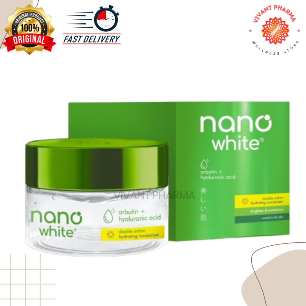 Nano White Double Action Hydrating Moisturizer 50ml (Brighten & Moisturise) | Shopee Malaysia