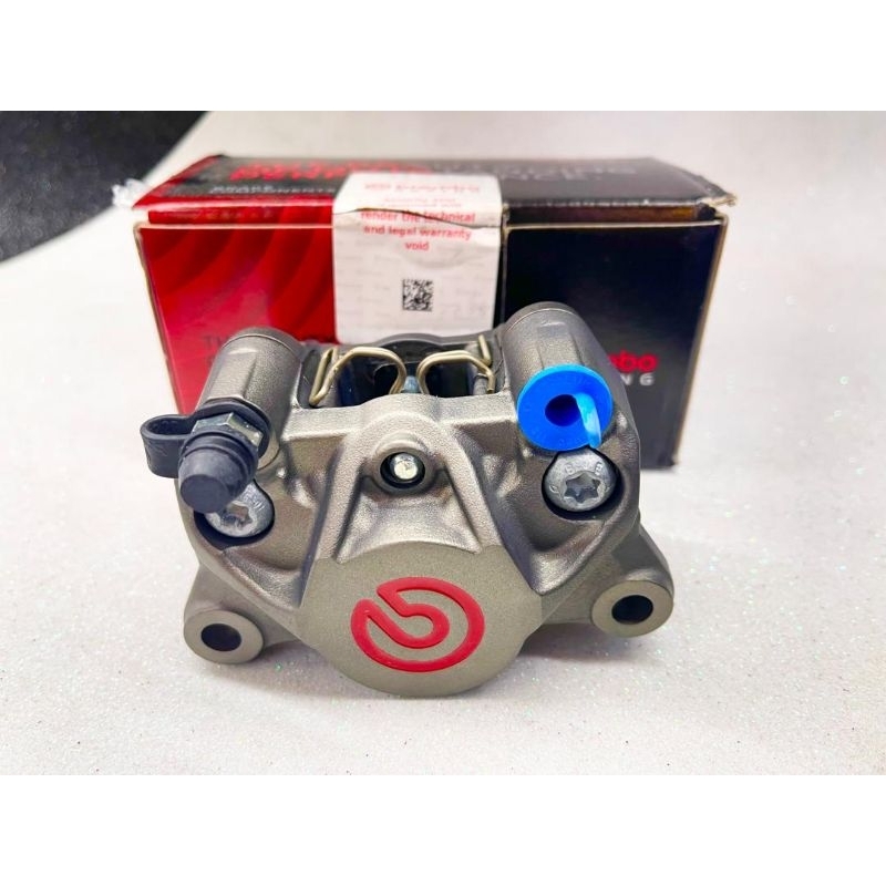 《100%Original》Brembo P34 Grey Red logo Brake Caliper Red Logo P2 Made ...