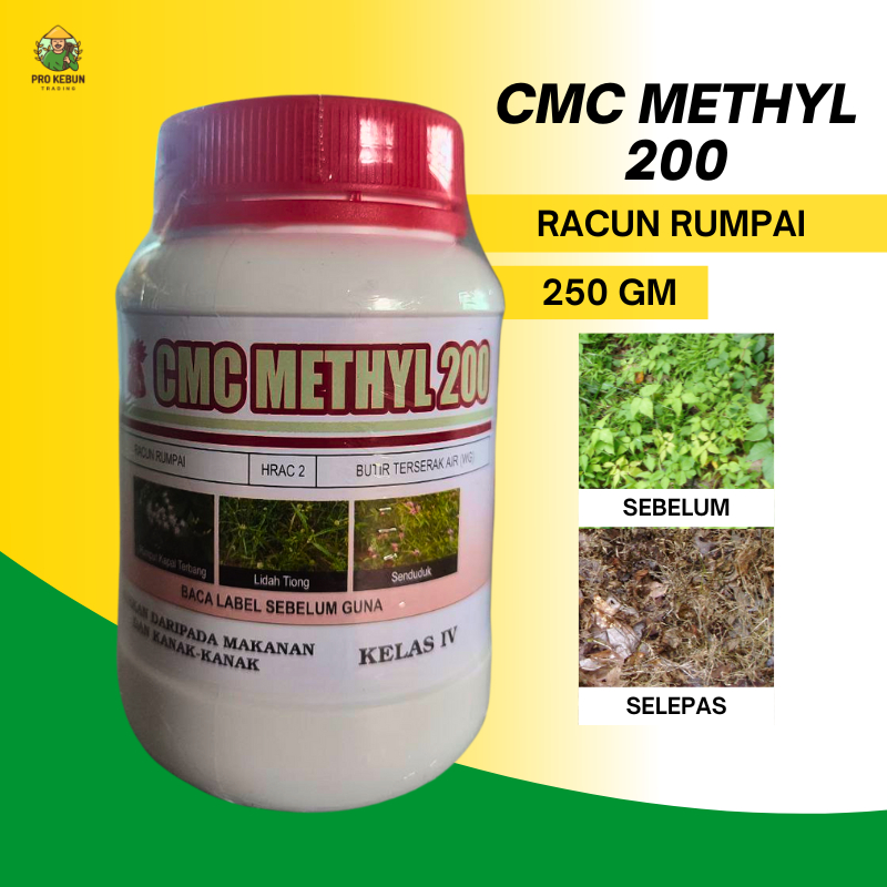 CMC Methyl 200 Herbicide Racun Rumpai Racun Rumput Sama Dengan Kenlly ...
