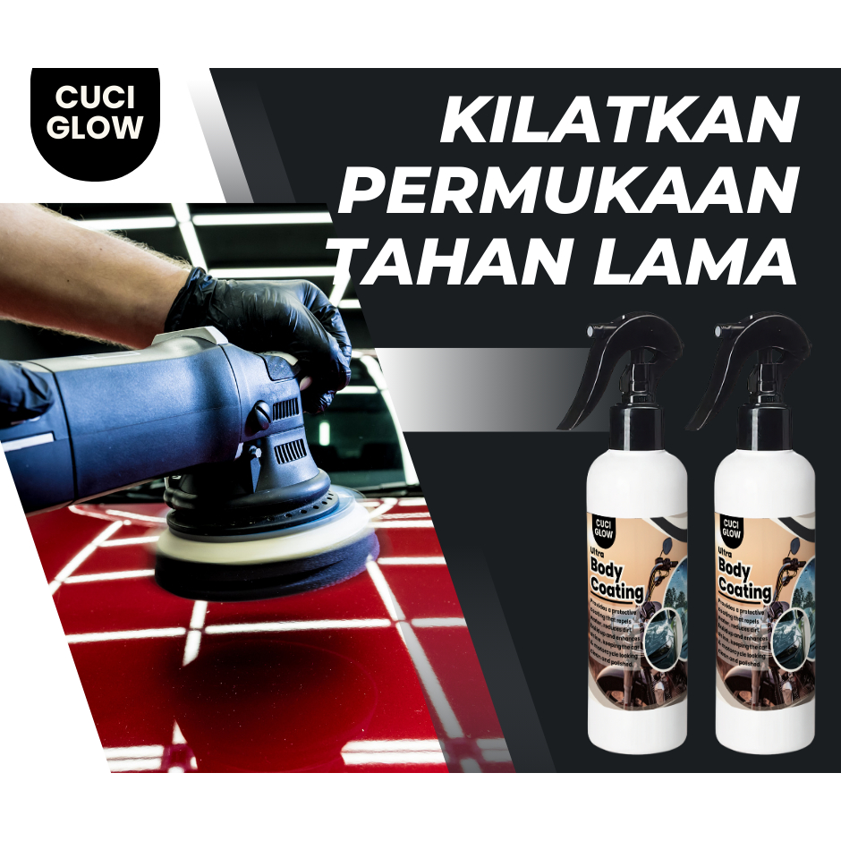 CUCI GLOW Body Coating Car Spray Kilat Diamond Kereta Motorcycle Motor ...