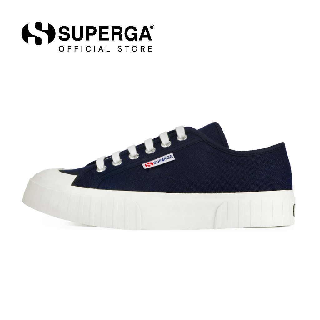 Superga 2630 Stripe Navy Full Avorio | Shopee Malaysia