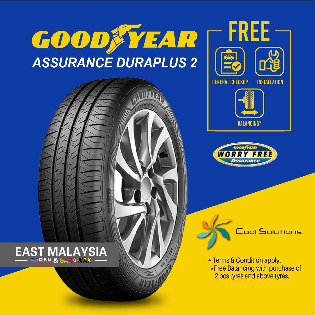 GOODYEAR ASSURANCE DURAPLUS 2 13-16" for Viva, Kelisa, Kenari, Saga ...