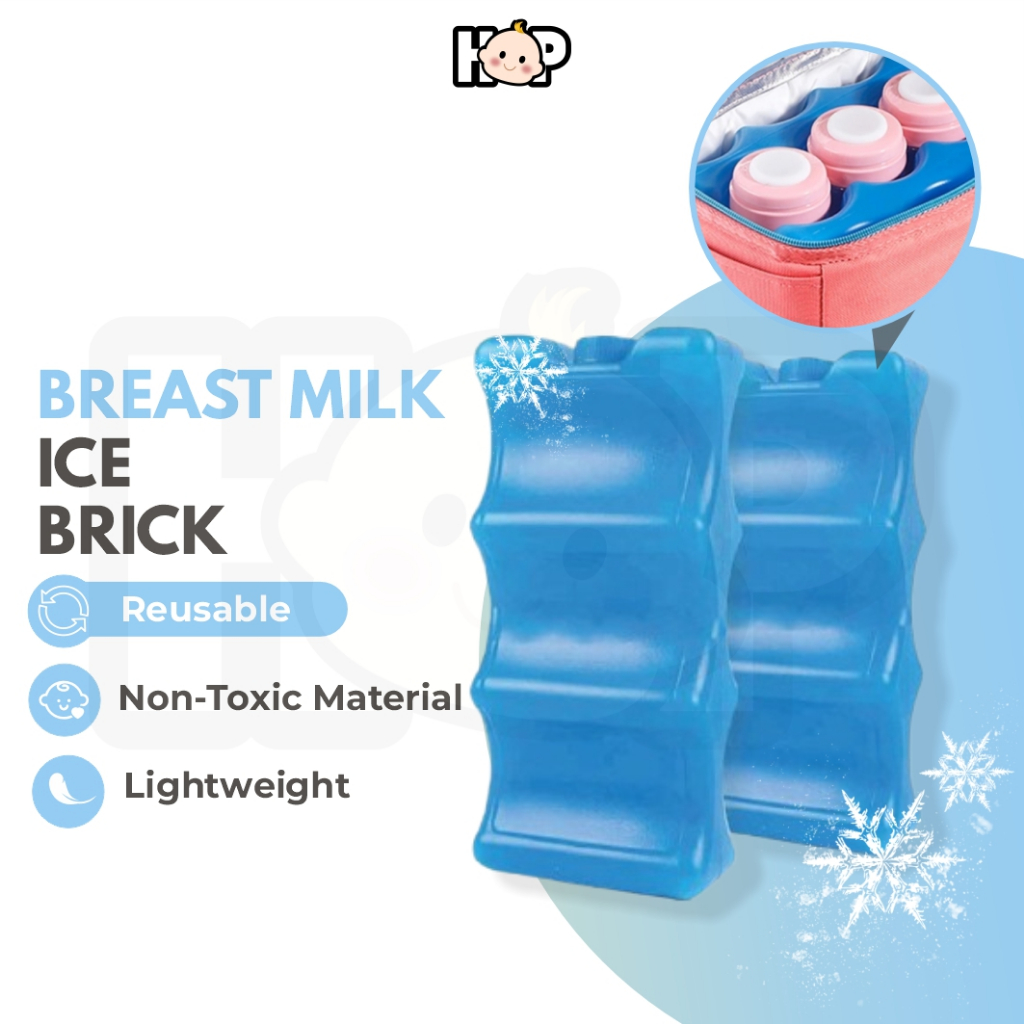 Premium Reusable Ice Brick Ice Block Ice Pack Cooler Breast Milk ...