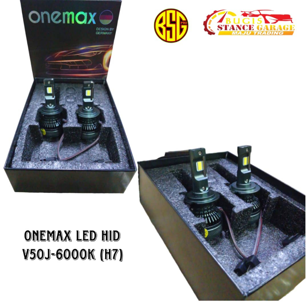 BSG PRO ONEMAX LED HID V50J-6000K H7 | Shopee Malaysia