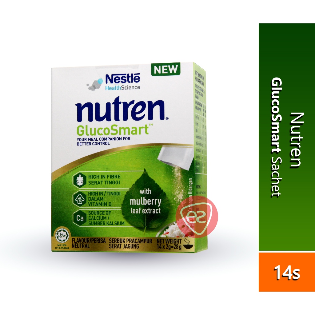 (EXP: 05/2026) Nutren Glucosmart 2g Sachet 14s With Mulberry Leaf ...
