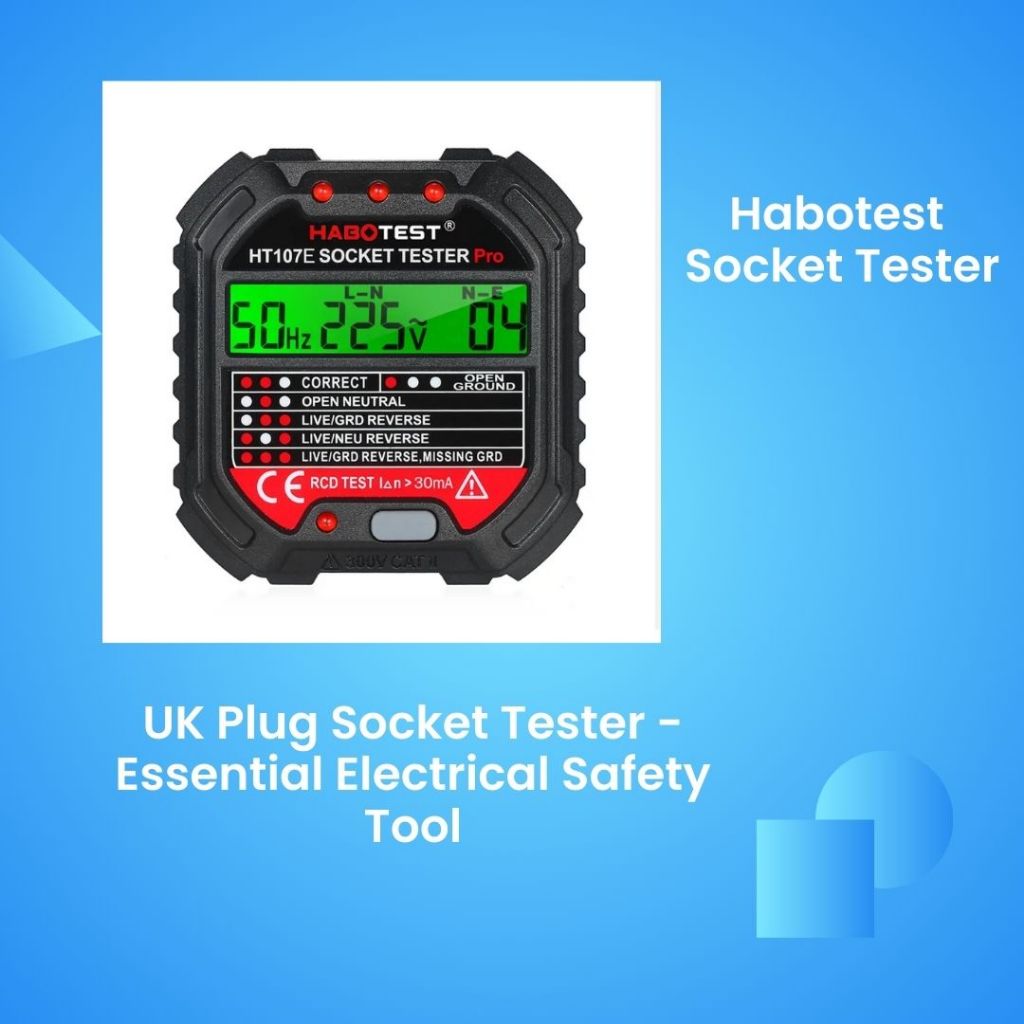 Habotest Socket Tester ,UK plug socket tester, Grounding socket tester ...