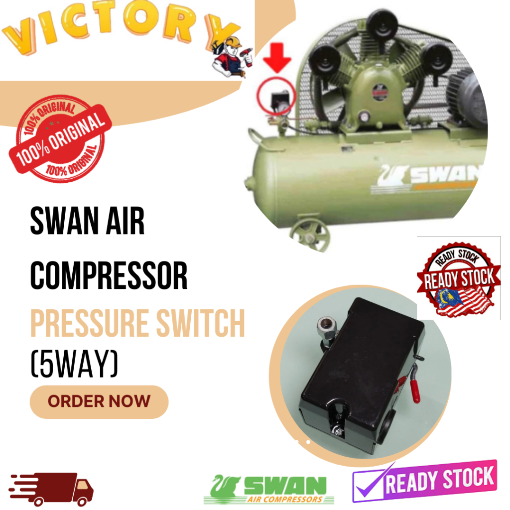 Swan Air Compressor Pressure Switch/SWAN SVP202 Air Compressor Control ...