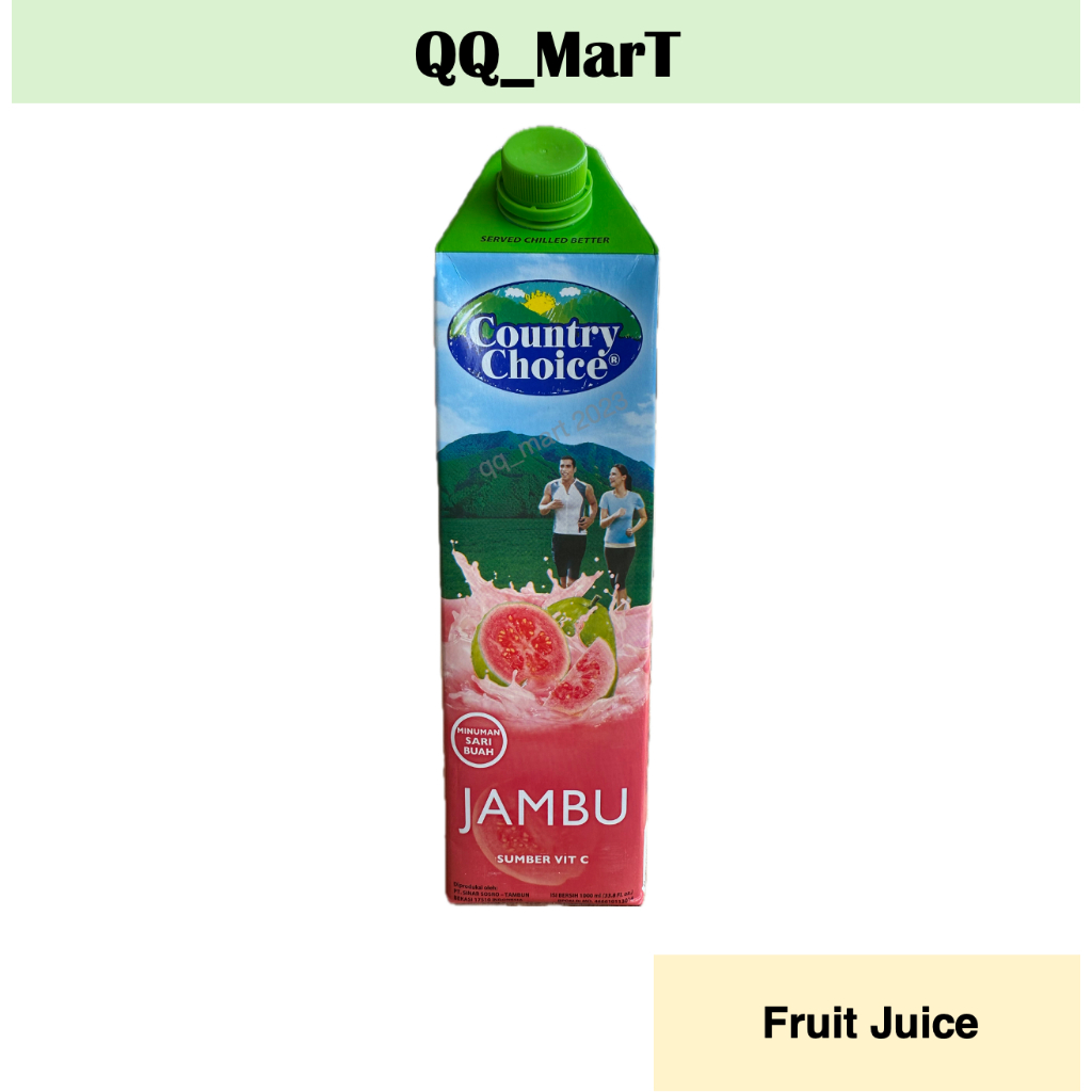 Country Choice Guava Juice 1000ML (Rasa Jambu) | Shopee Malaysia