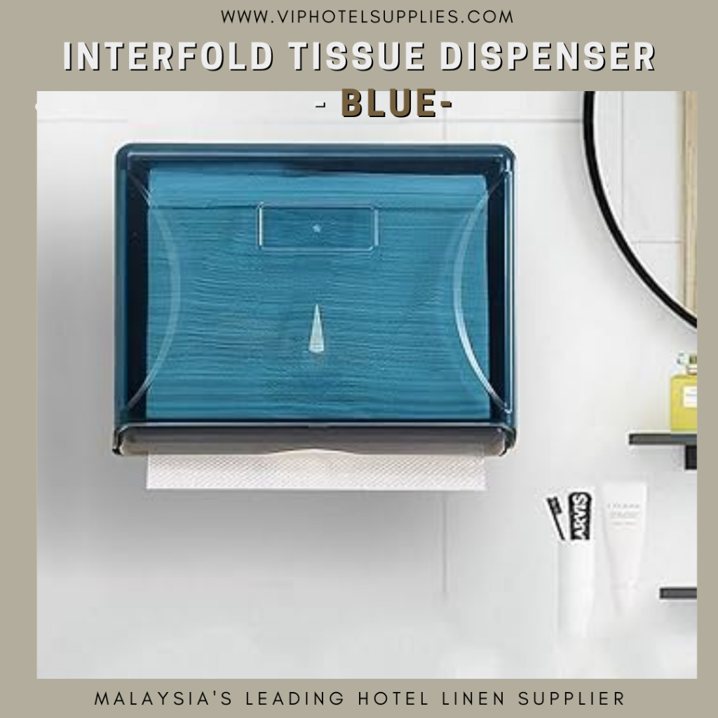 VIP Interfold Tissue Dispenser (Blue) / Tissue Holder / ABS for Toilet ...