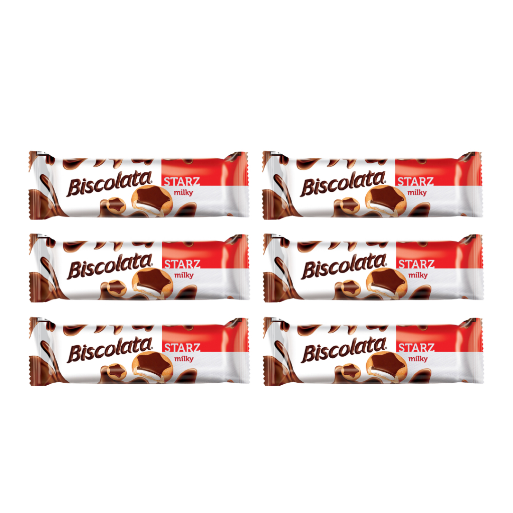 Biscolata Starz Milky Biscuits (82g) - (Pack of 6) (Biskut Susu ...