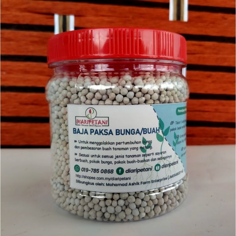 Baja Paksa Bunga Dan Buah 800gm/Baja Lebat Bunga/Baja Besar Buah/Baja ...