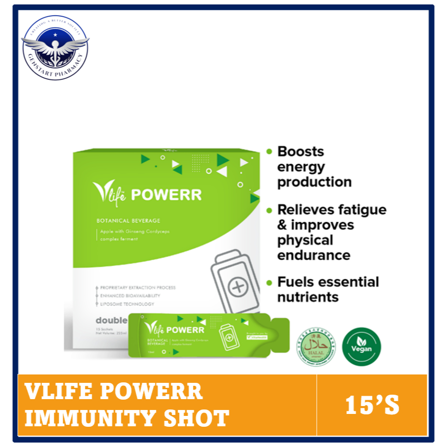 VITAHEALTH VLIFE POWERR READY-TO-DRINK SACHET (15 ML X 15'S) ENERGY BOOSTER | Shopee Malaysia
