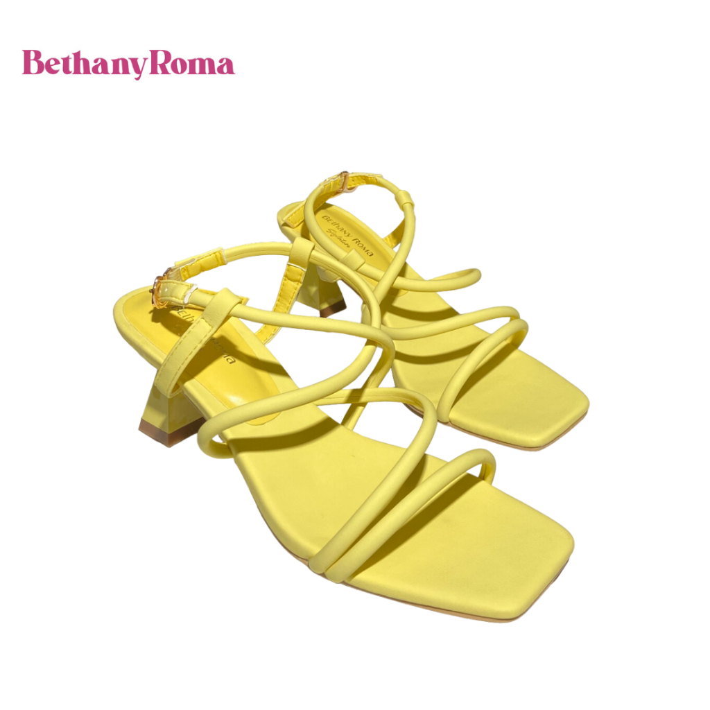 Bethany Roma Ladies Strappy Heeled Sandals - 12BRS2 | Shopee Malaysia