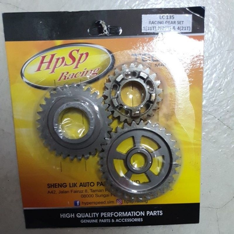 Hpsp Racing Gear Box Y15ZR (1/2/5) / LC135 4S ( 1/2/4) | Shopee Malaysia