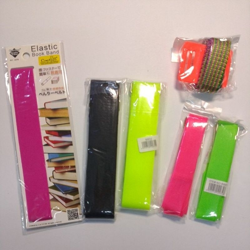 Book band strap Large 40 mm / small 25mm / Cross tie / Elastic book ...