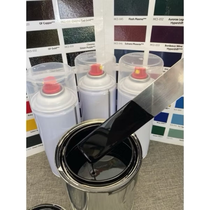 Spray tin colour Solid Black | Shopee Malaysia