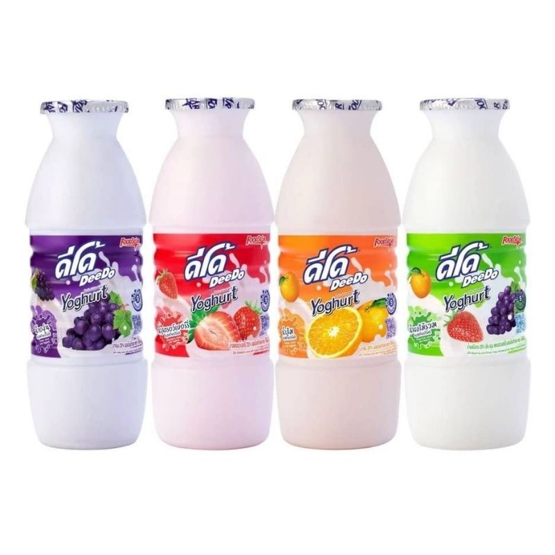🔥6 PCS 125ML DEEDO YOGURT DRINK THAILAND SUSU YOGURT THAILAND SUSU ...