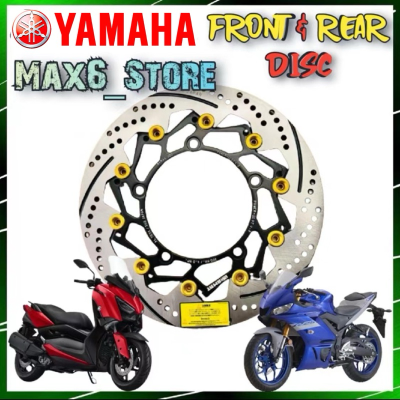 YAMAHA XMAX250 R25 MT25 DISK DEPAN BALAKANG XMAX300 RACING MADE IN ...