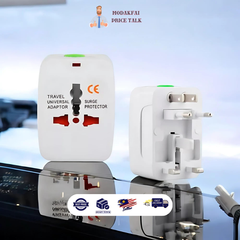 Universal Travel Adapter All-in-One Plug with USB Ports – Compact ...
