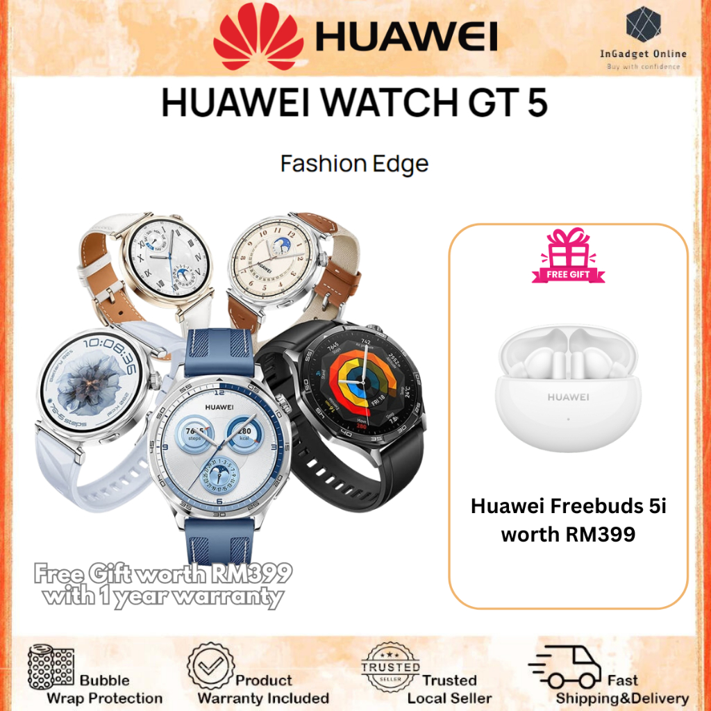 [NEW] HUAWEI WATCH GT5 Series Smartwatch | All-New Running and Cycling ...