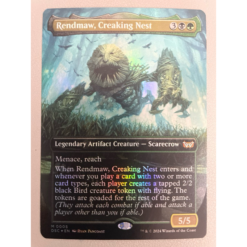 MTG:Duskmourn: House of Horror (DSK) M0005 - Rendmaw, Creaking Nest ...