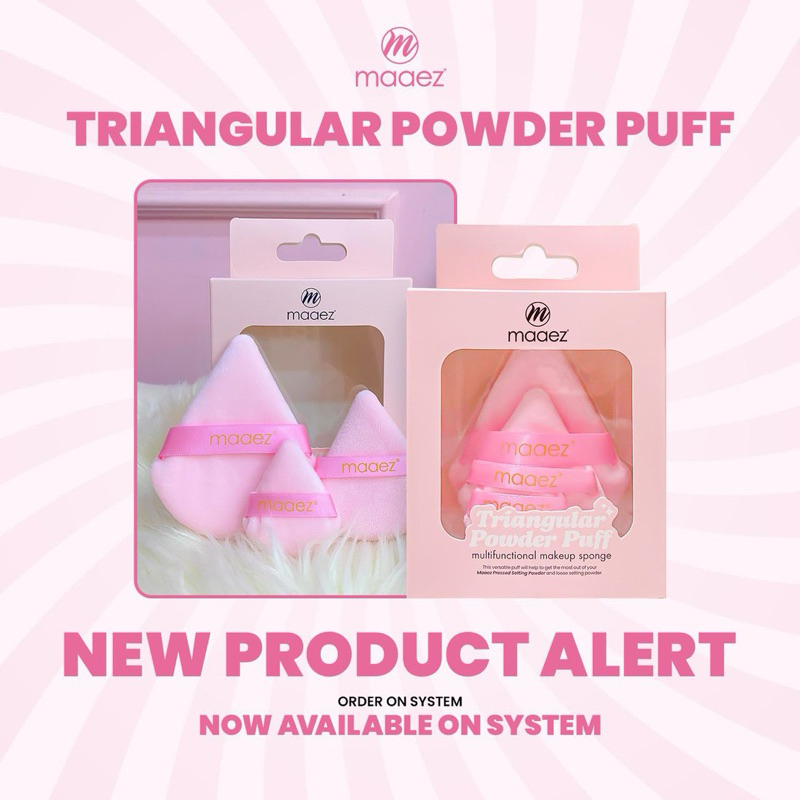 💥New Maaez Triangular Powder Puff 2024 Original HQ💥 | Shopee Malaysia