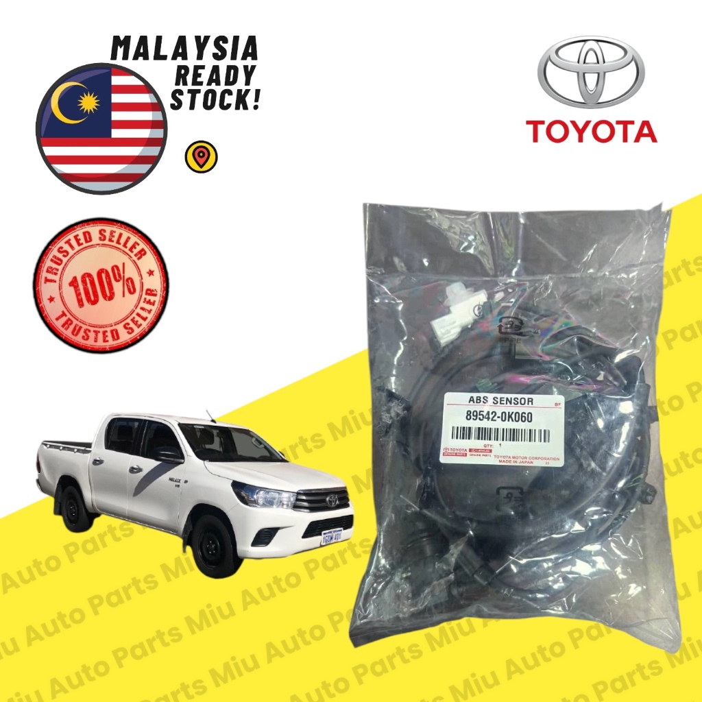 TOYOTA HILUX REVO 2015 GUN12/KUN25 FRONT RH ABS SENSOR OEM | Shopee ...