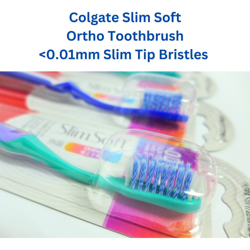 Colgate slimsoft Ortho Toothbrush(New Packaging) 超薄软 正畸牙刷 (新包装 ...
