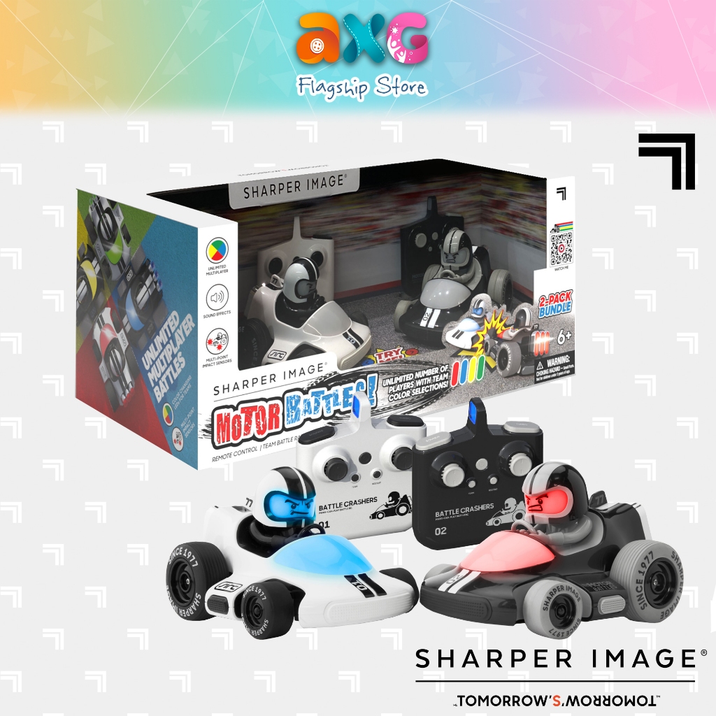 Sharper Image Toy RC Motor Battles (1212020191) Mini Remote Control Team Battle Racers | Shopee ...