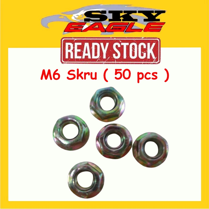 M6 Skru ( 50 pcs ) | Shopee Malaysia