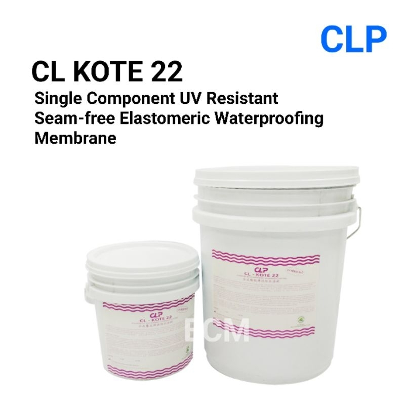 CLP CL-KOTE 22 (5LITRE / 1LITRE REPACKED) Acrylic Based Liquid Elastomeric Waterproofing Coating ...