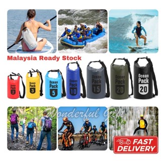 Waterproof Dry Bag 2L 3L 5L 10L 15L 20L Extra Thick PVC Large Capacity Gym Diving Travel Outdoor ...