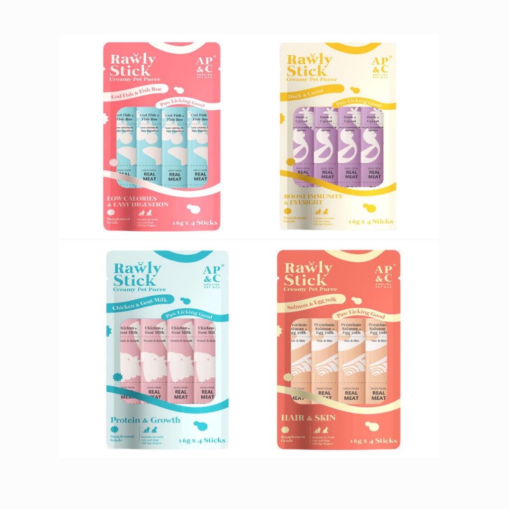 Amelisa Rawly Stick Creamy Pet Puree Cat Stick | Shopee Malaysia