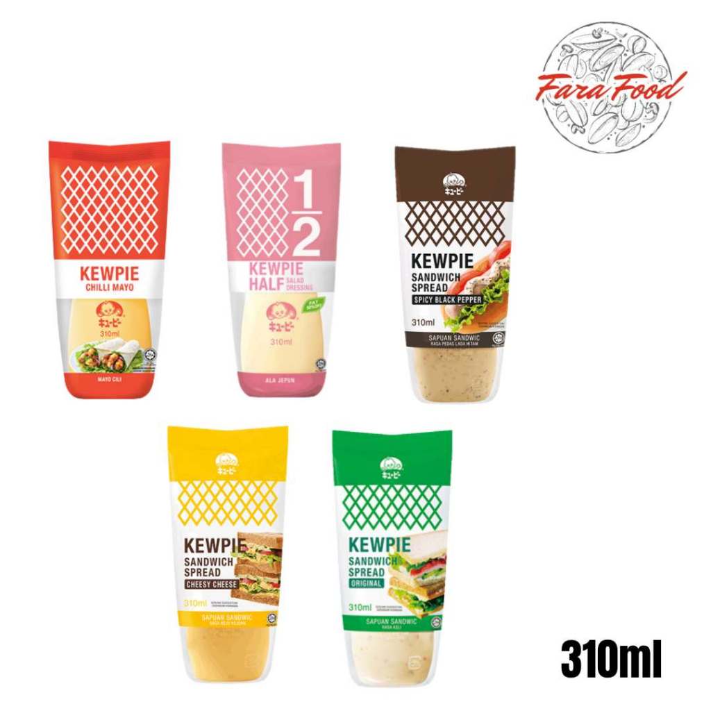 Kewpie Mayonnaise Dressing Mayonis Japanese Style Spicy Blackpepper ...