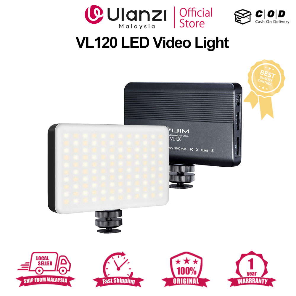 Ulanzi Vijim VL120 LED Video Light 2029 | Shopee Malaysia