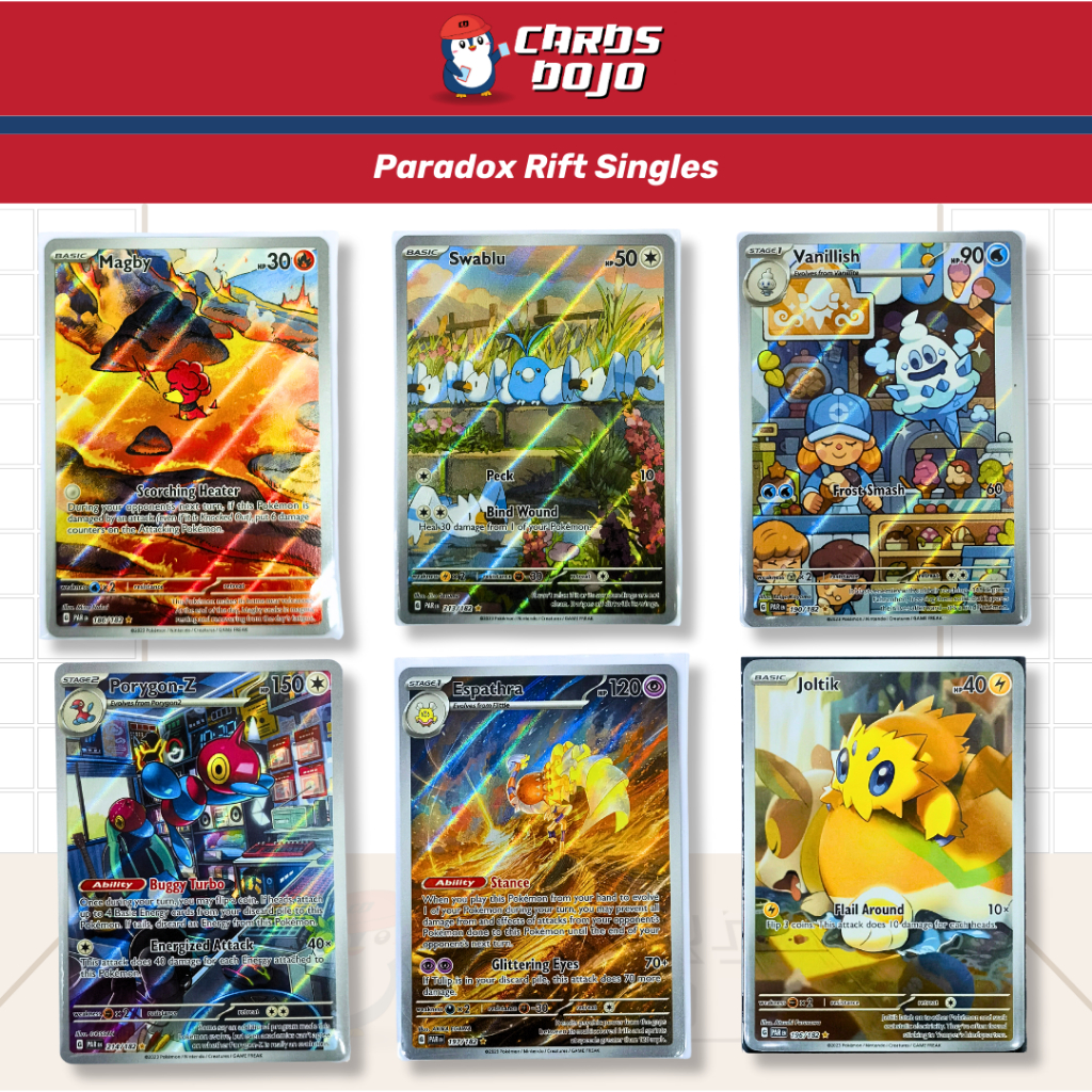 [READY STOCK] Paradox Rift Singles IR/FA/SIR/GOLD Pokemon TCG English ...