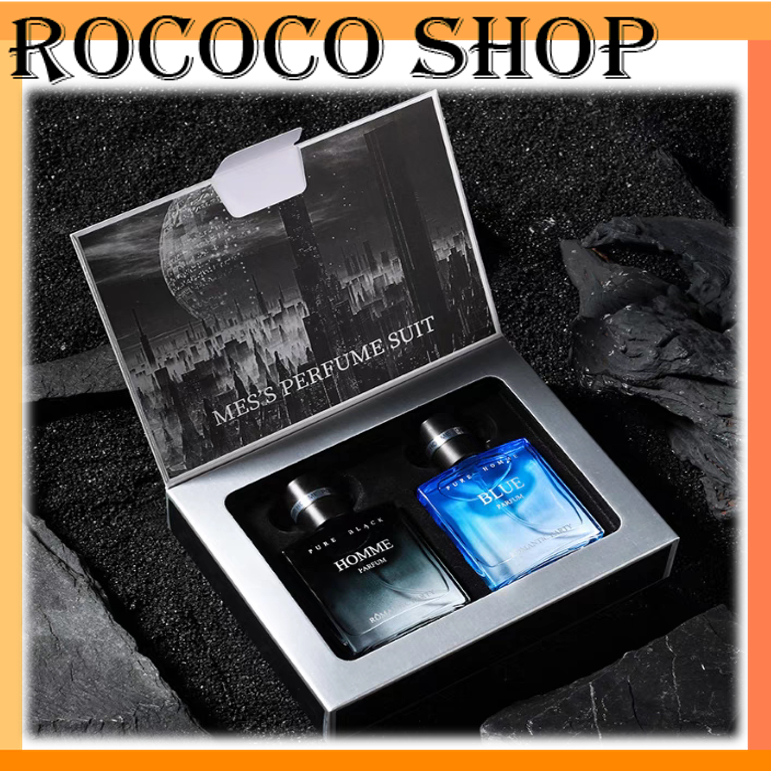 [Ready Stock] JeanMiss Confidence Perfume Gift Box MEN'S Perfume Suit/2-piece set 30ml*2 bottles ...