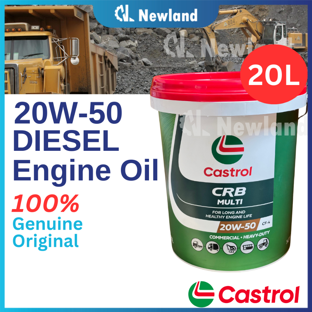Castrol Engine Oil / Minyak Enjin Castrol / CRB Multi 20W-50 CF-4 (20L) | Shopee Malaysia