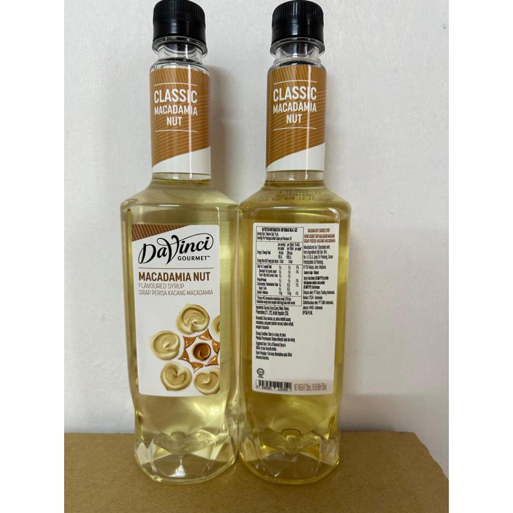 DaVinci Gourmet Macadamia Nut Syrup 750ml EXP 13/11/2026 | Shopee Malaysia