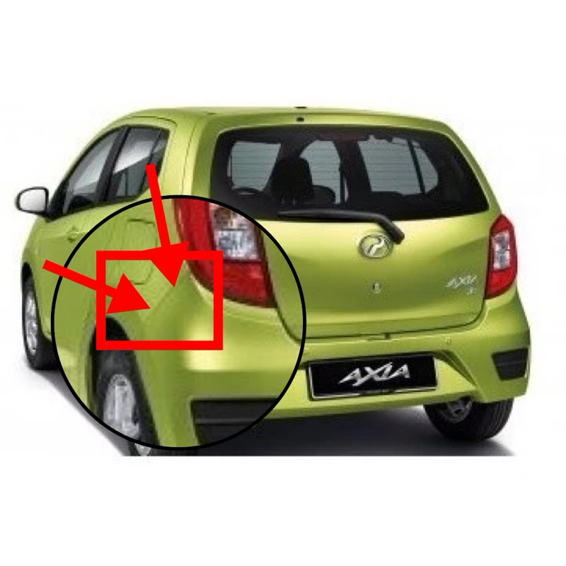 ORIGINAL PERODUA AXIA 2014-2022 BELAKANG BUMPER BRACKET REAR BUMPER ...