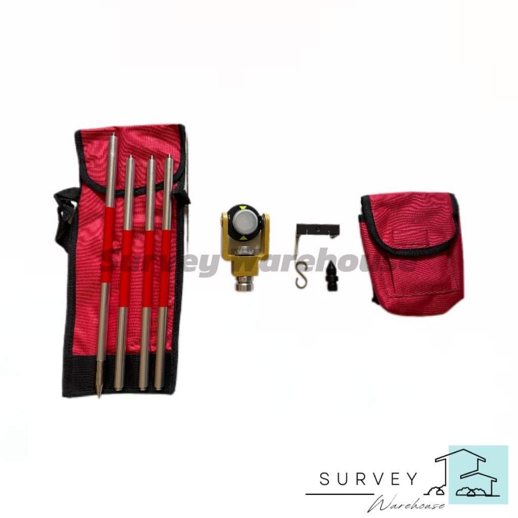 4 Pole Adjustable Mini Prism /Survey Mini Prism Set /Mini Prism Kit ...