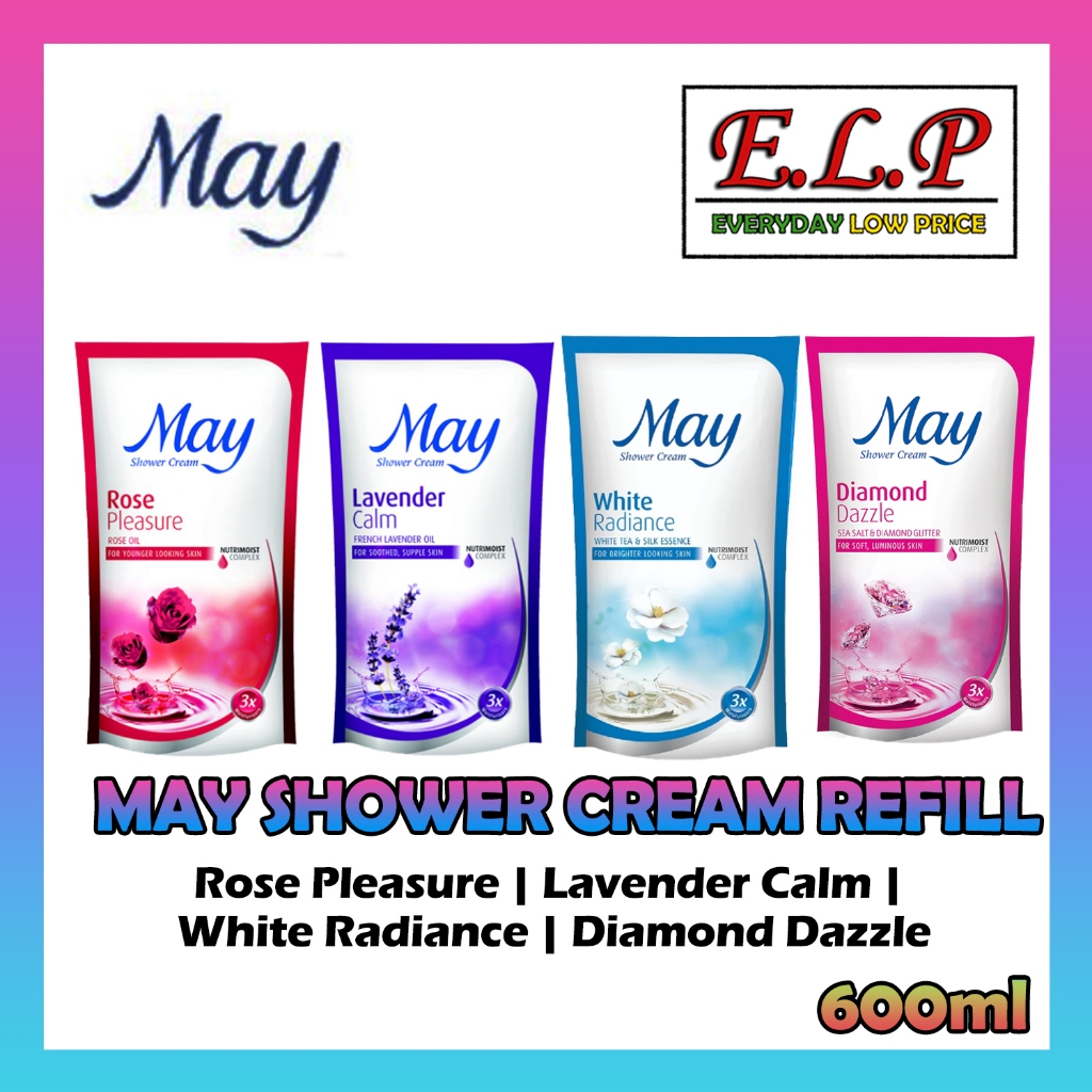 May Shower Cream Refill Pack 600ml | Shopee Malaysia