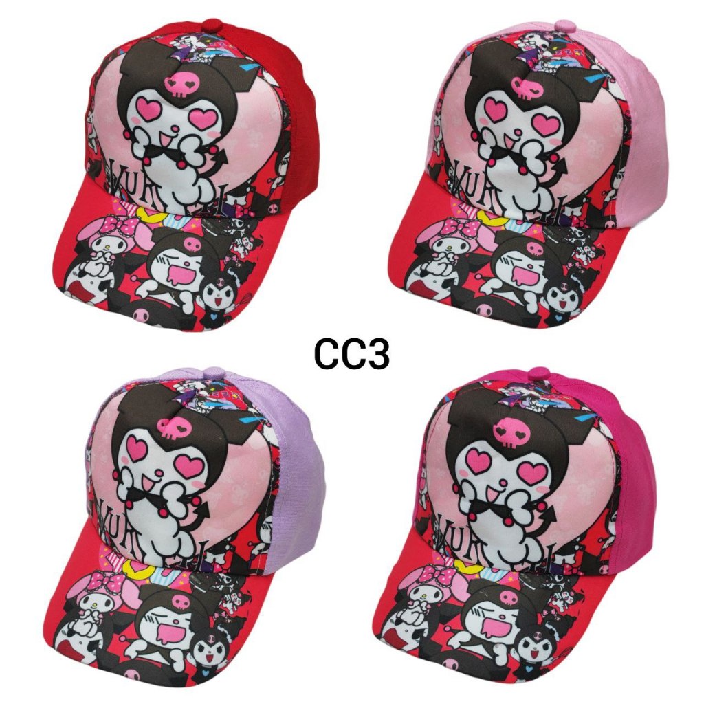 Children Cap Premium Women Cap Kids Cap Cartoon Cap Kuromi Cap Melody ...